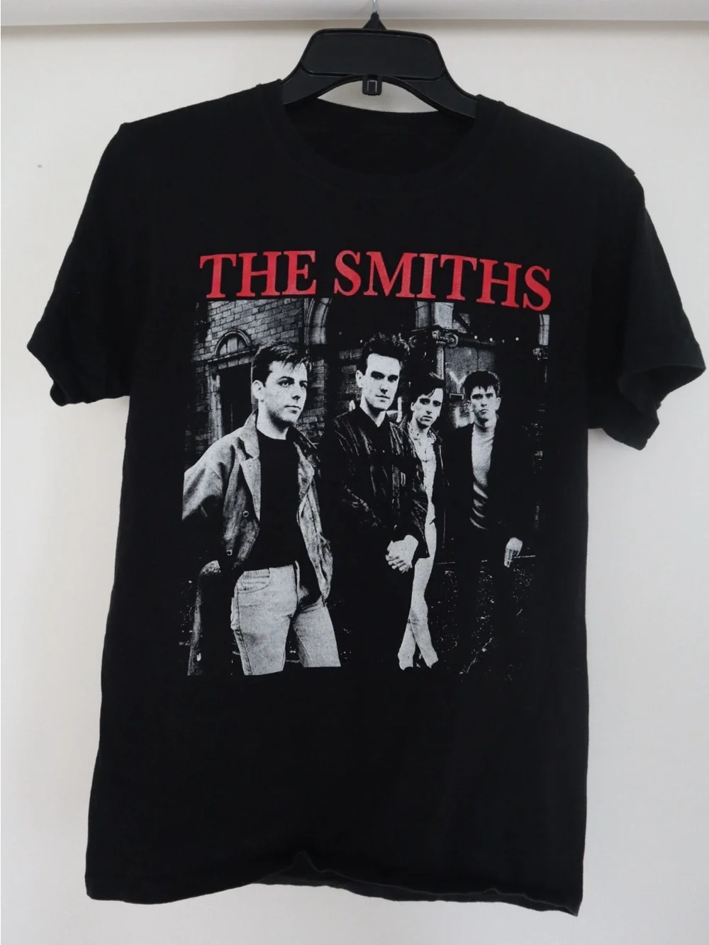 Shirts | The Smiths Black Graphic Band Tee With Red Logo | Poshmark